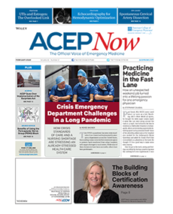ACEP Releases Second Choosing Wisely List of Tests, Procedures ...