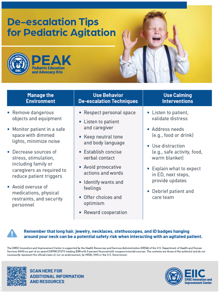 How to Manage Acute Agitation in Children - ACEP Now