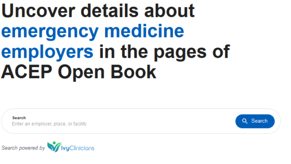 acep open book screenshot oct 2023 - ACEP Now